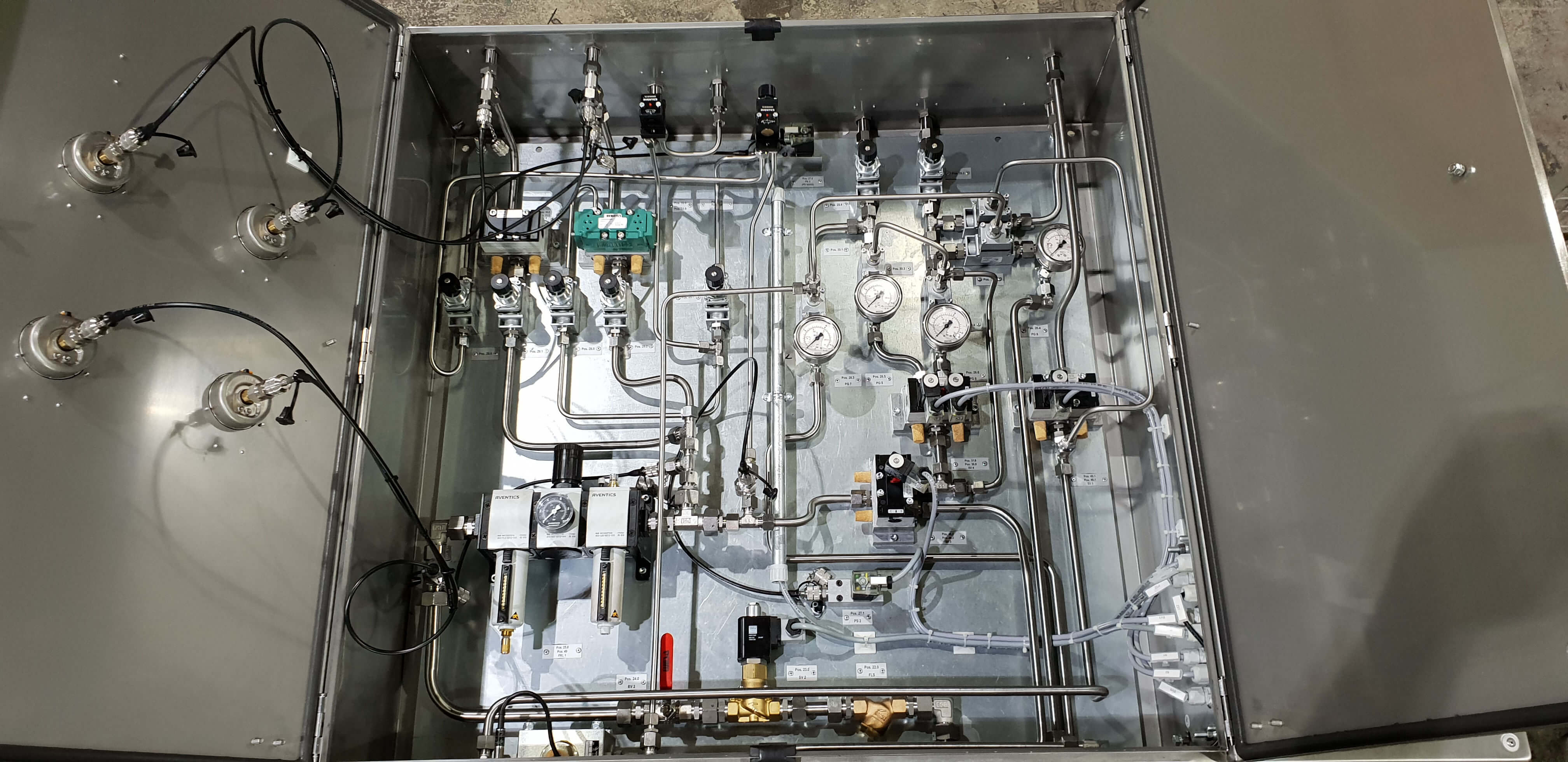 Pneumatische Steuerungen für Motoren des Typs DMO - Düsterloh