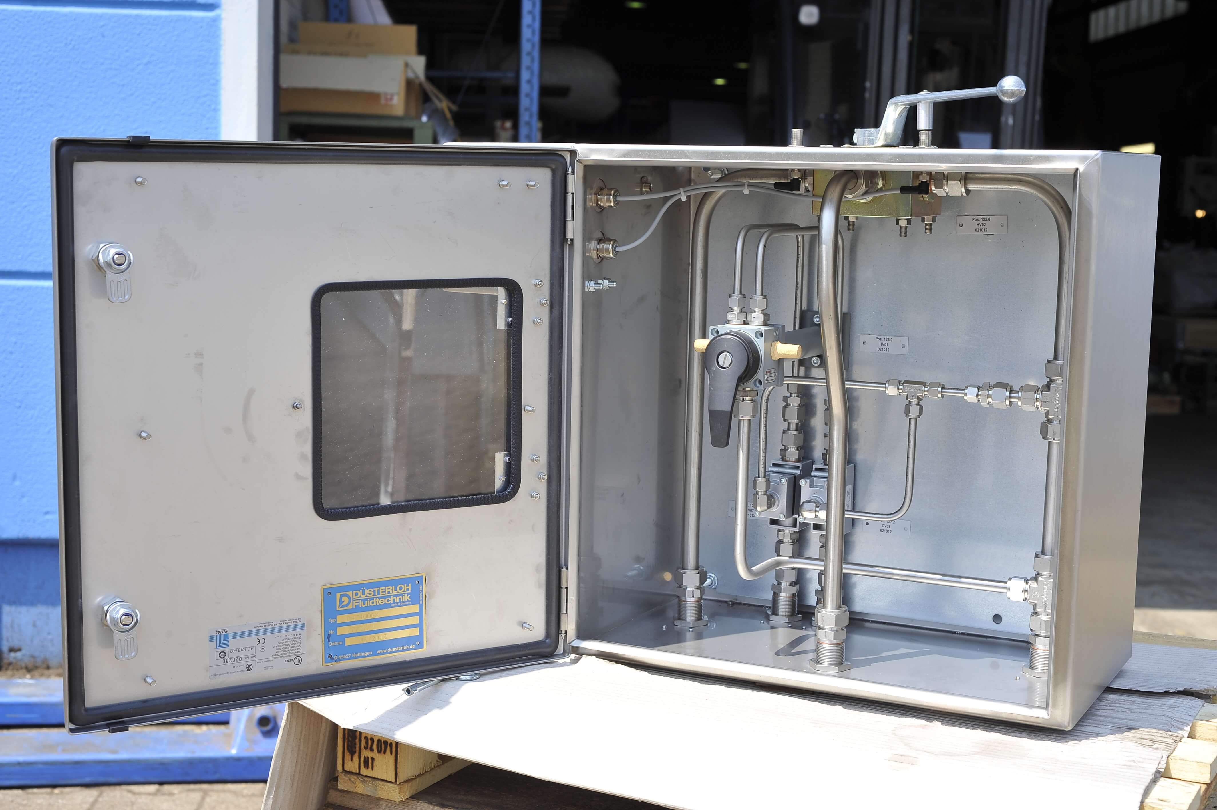 Pneumatic controls for DMO type motors - Düsterloh