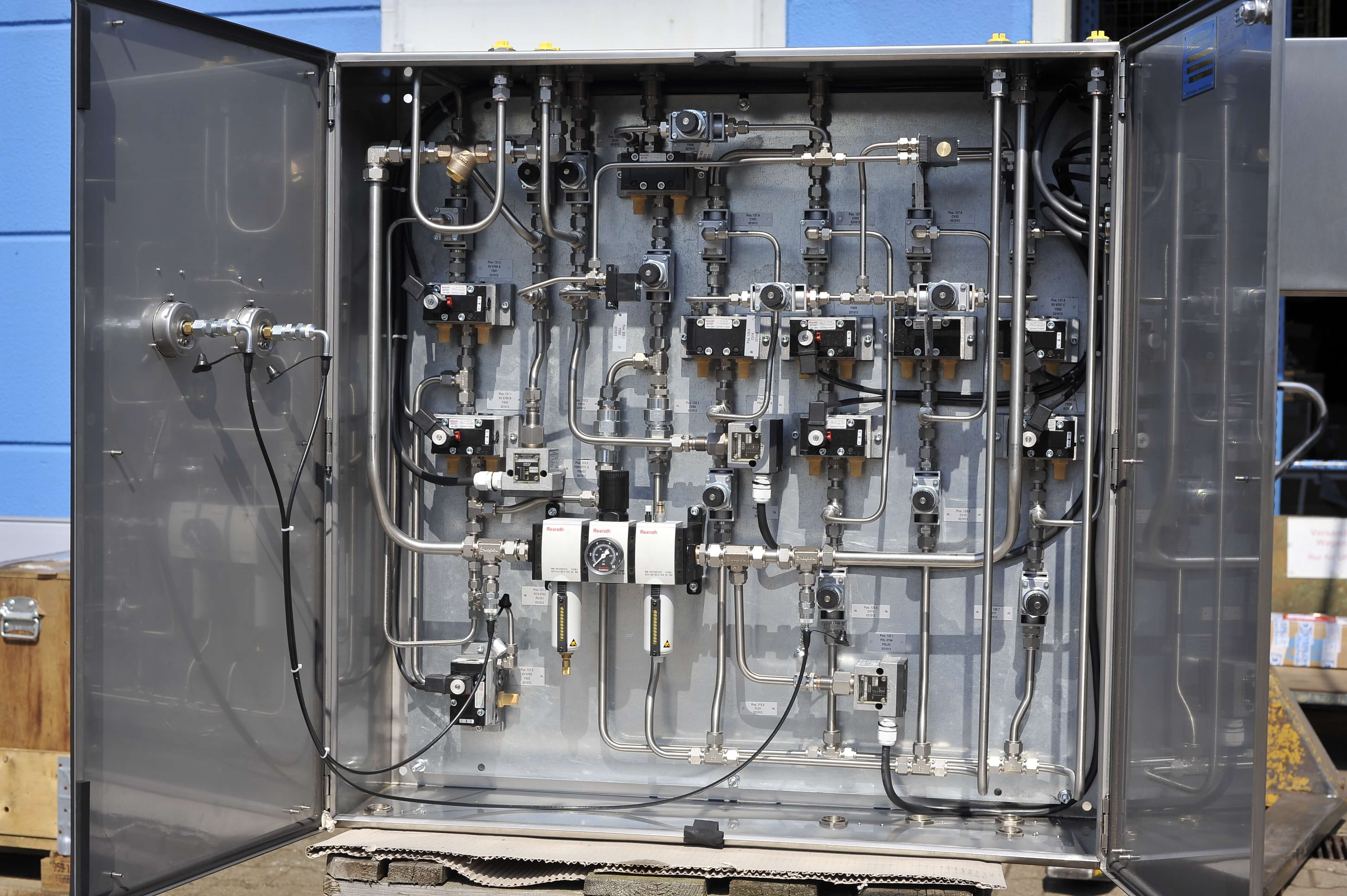 Pneumatic controls for DMO type motors - Düsterloh